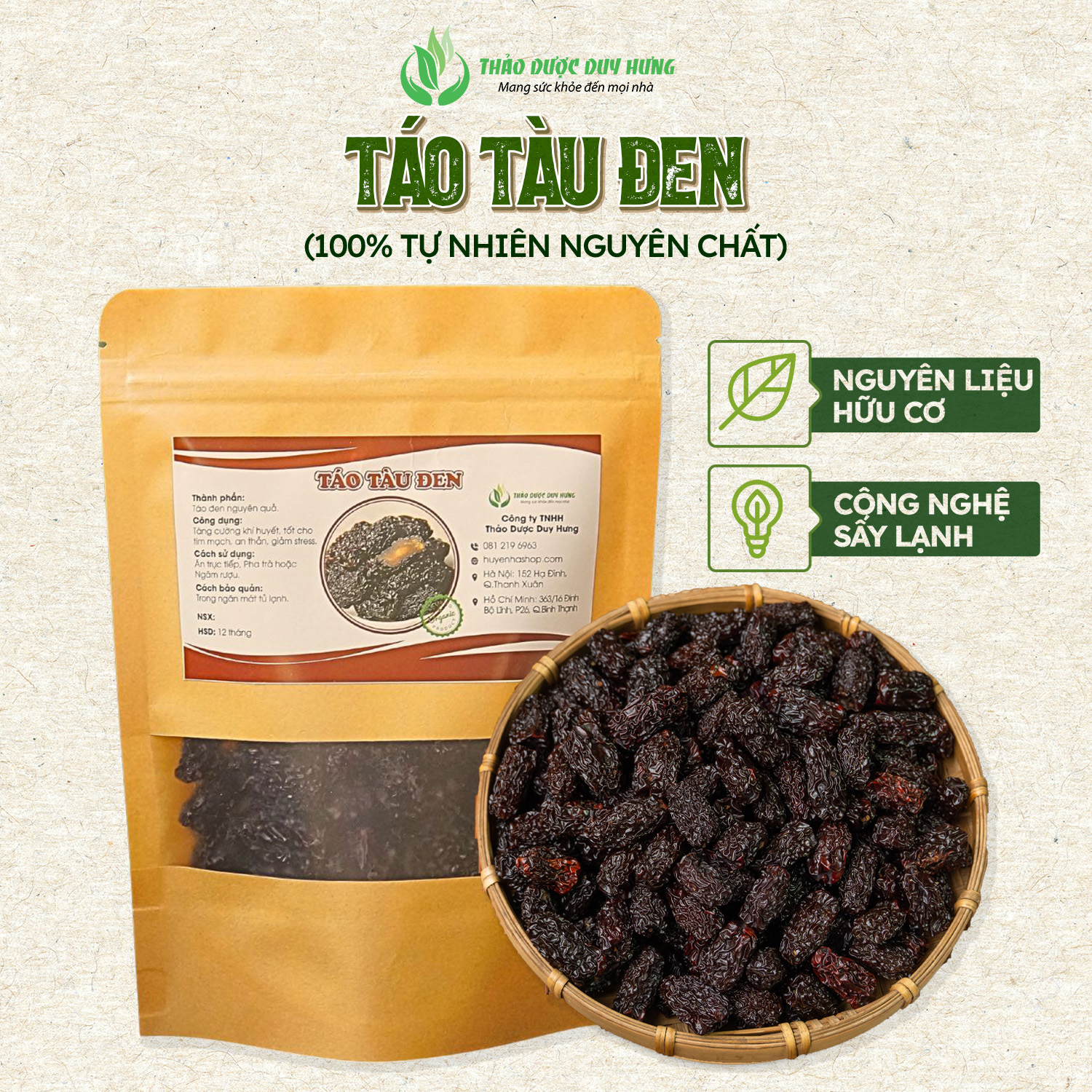Mua Táo Tàu Đen (Táo Đen Khô) Ở Đâu Ngon Tại Hà Nội & HCM